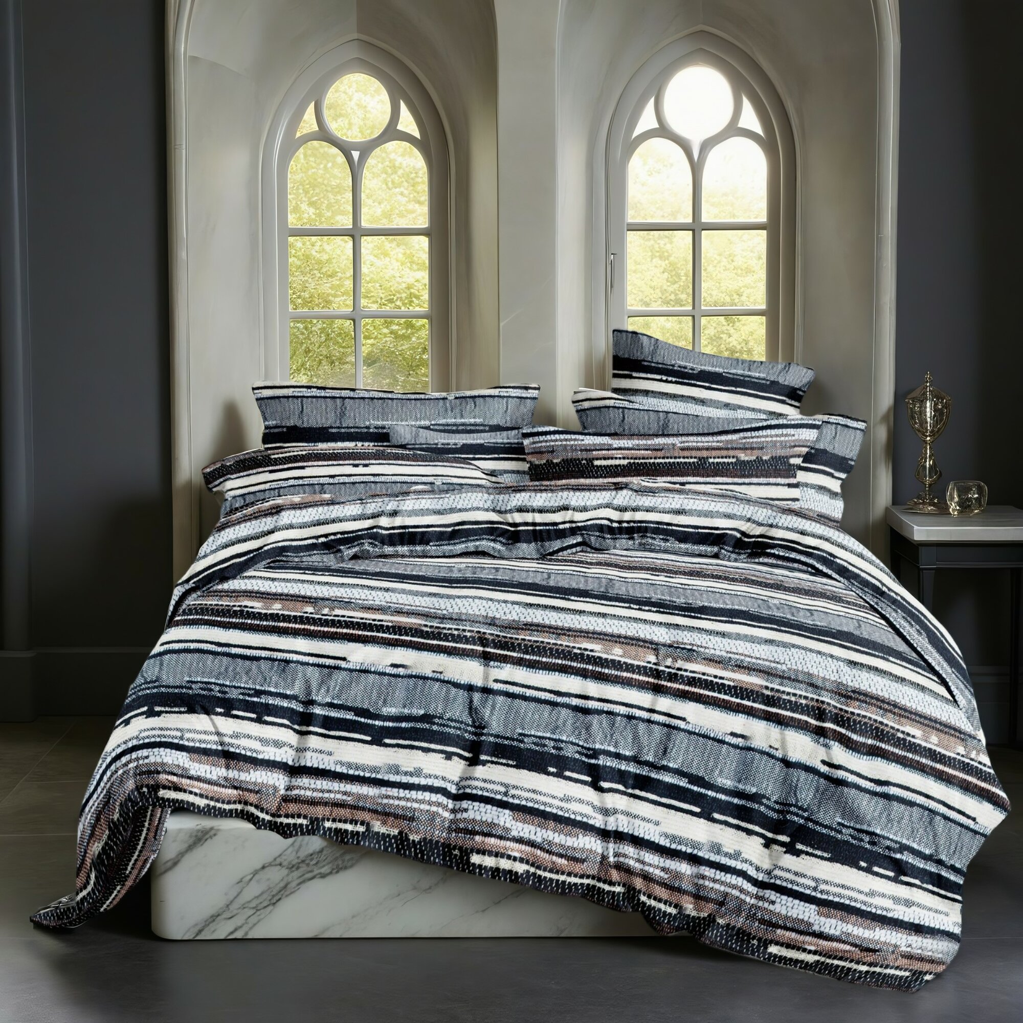 Постельное белье евро Cleo Dreams Color комплект микросатин