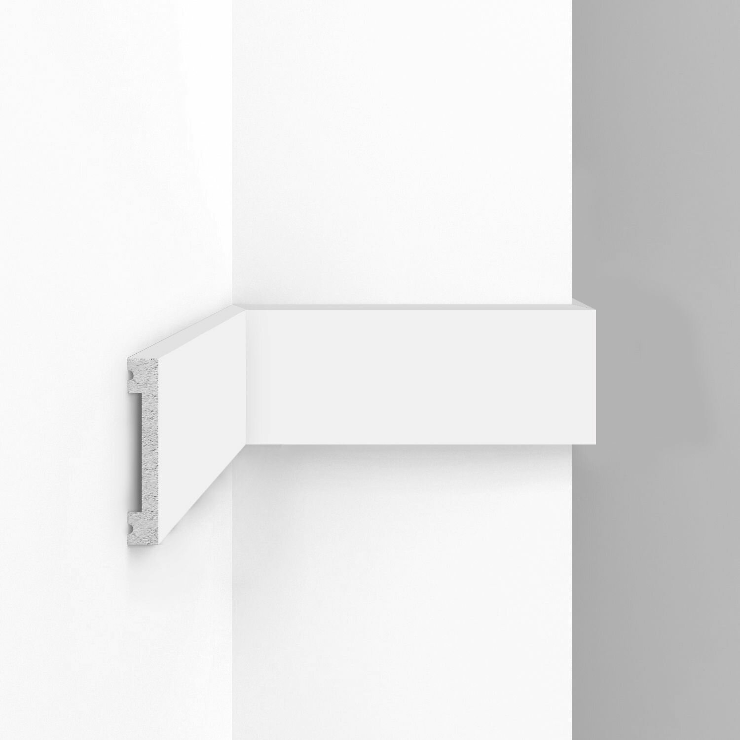 Молдинг D157-115 для стен, на потолок, декоративный плинтус, Decomaster 1 шт, 66х13х2000 мм