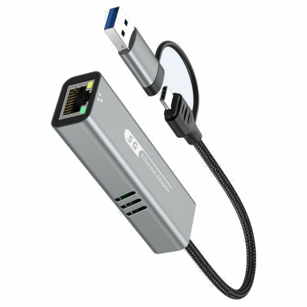 Комплект для подключения питания, USB 5G гигабитная сетевая карта для серверов, настольных ПК и ноутбуков, комплект