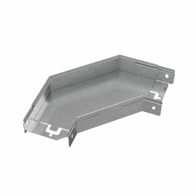 Угол для лотка горизонтальный 90град. 100х50 сталь 0.8мм «плюс» GLplus90-50-100 КМ PL0426