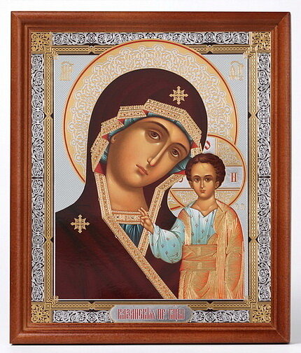 Икона Божией Матери Казанская (икона 18х24 рамка)