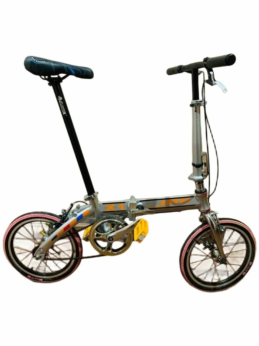 Складной велосипед CNC BIKES 16", 1 скорость, 9кг, цвет серый