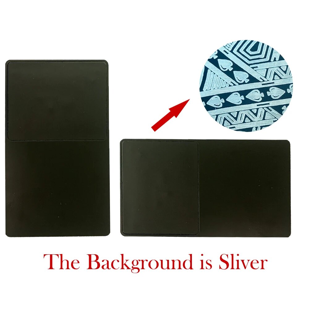 5 шт, NFC бизнес-карты SOLDIERFID из нержавеющей стали Matte Black