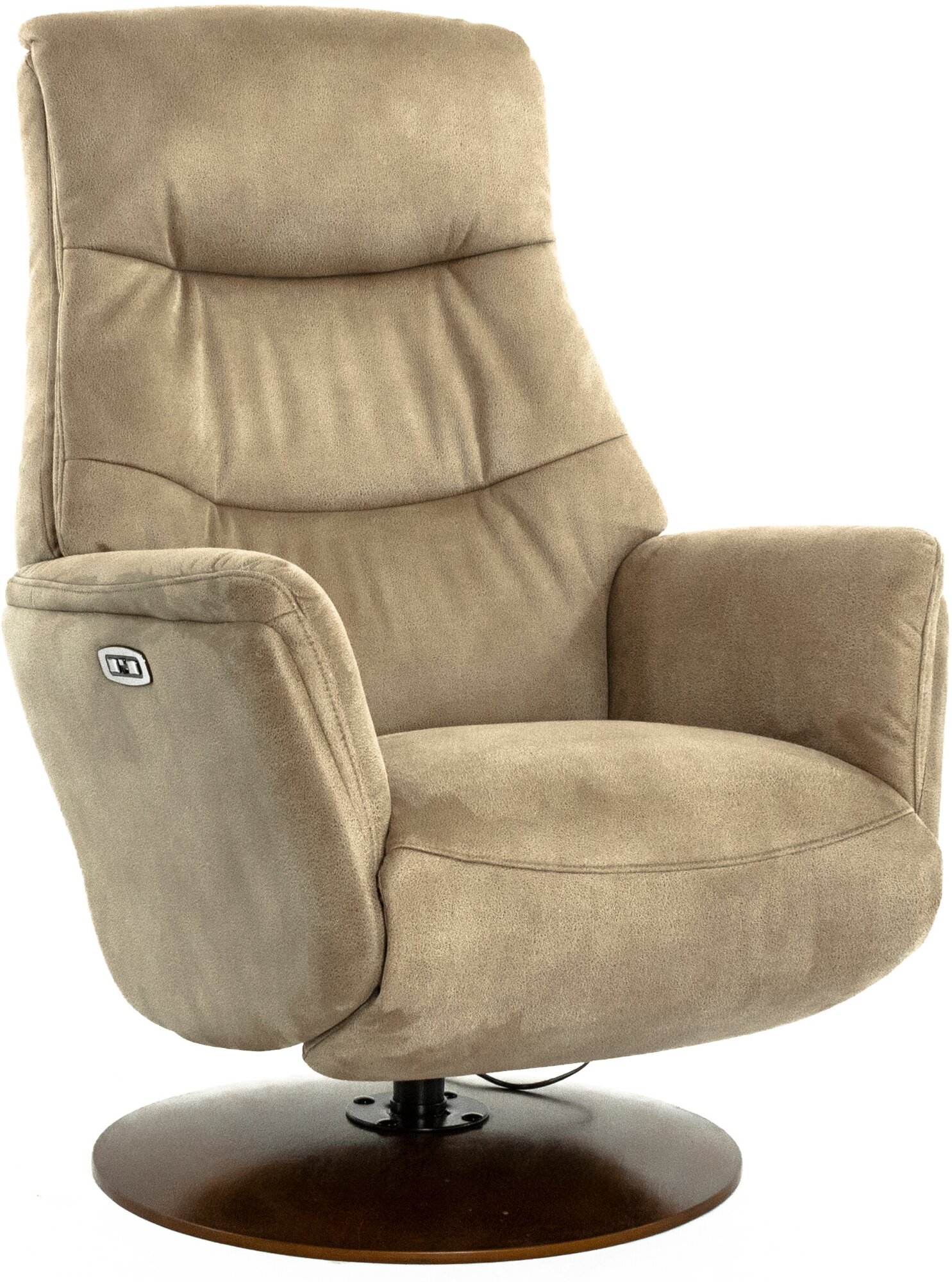 Кресло электрореклайнер FALTO Zero (2 мотора, zero, искусственный нубук, бежевый)