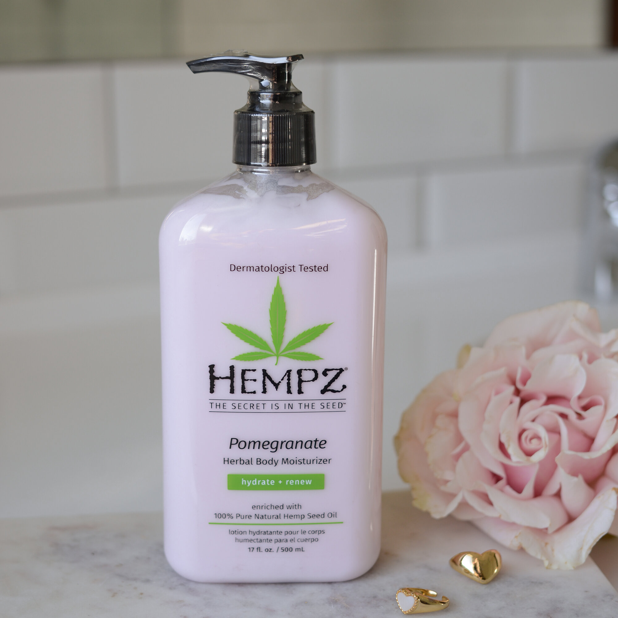 Hempz Pomegranate Herbal Body Moistyrizer - Молочко для тела увлажняющее с гранатом 500 мл