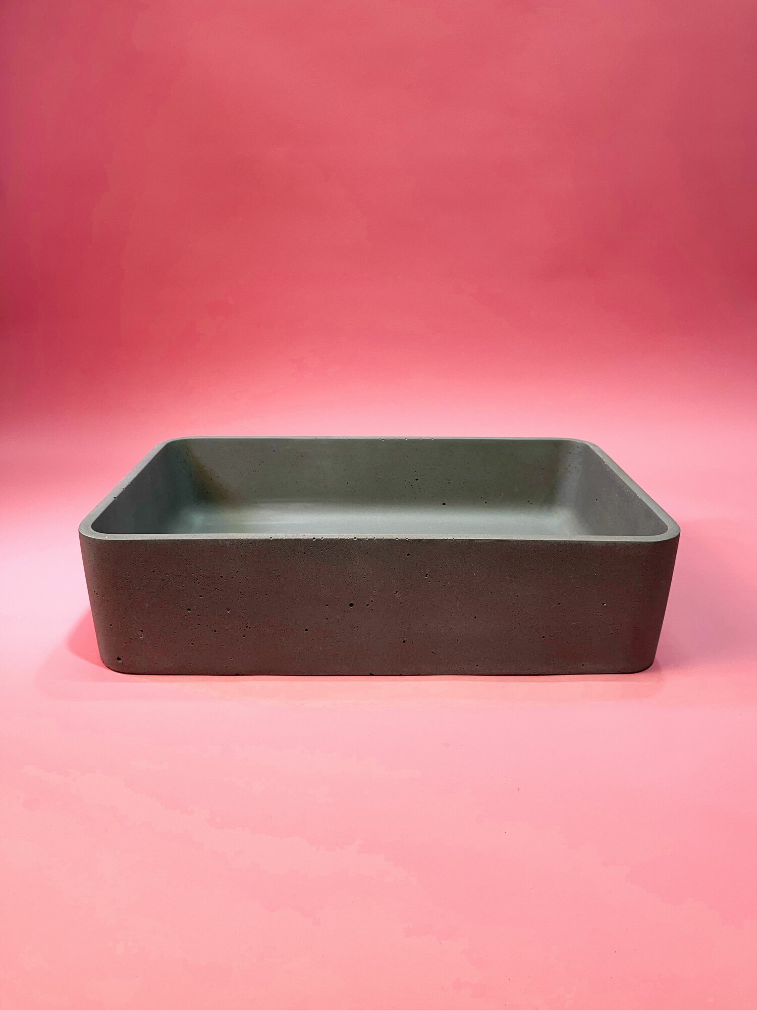 Nameshali Раковина бетонная накладная ручная работа 52х34х12,5