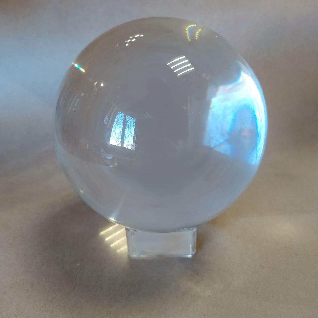 Шар предсказаний, магический, на подставке, стекло, диаметр 10 см.