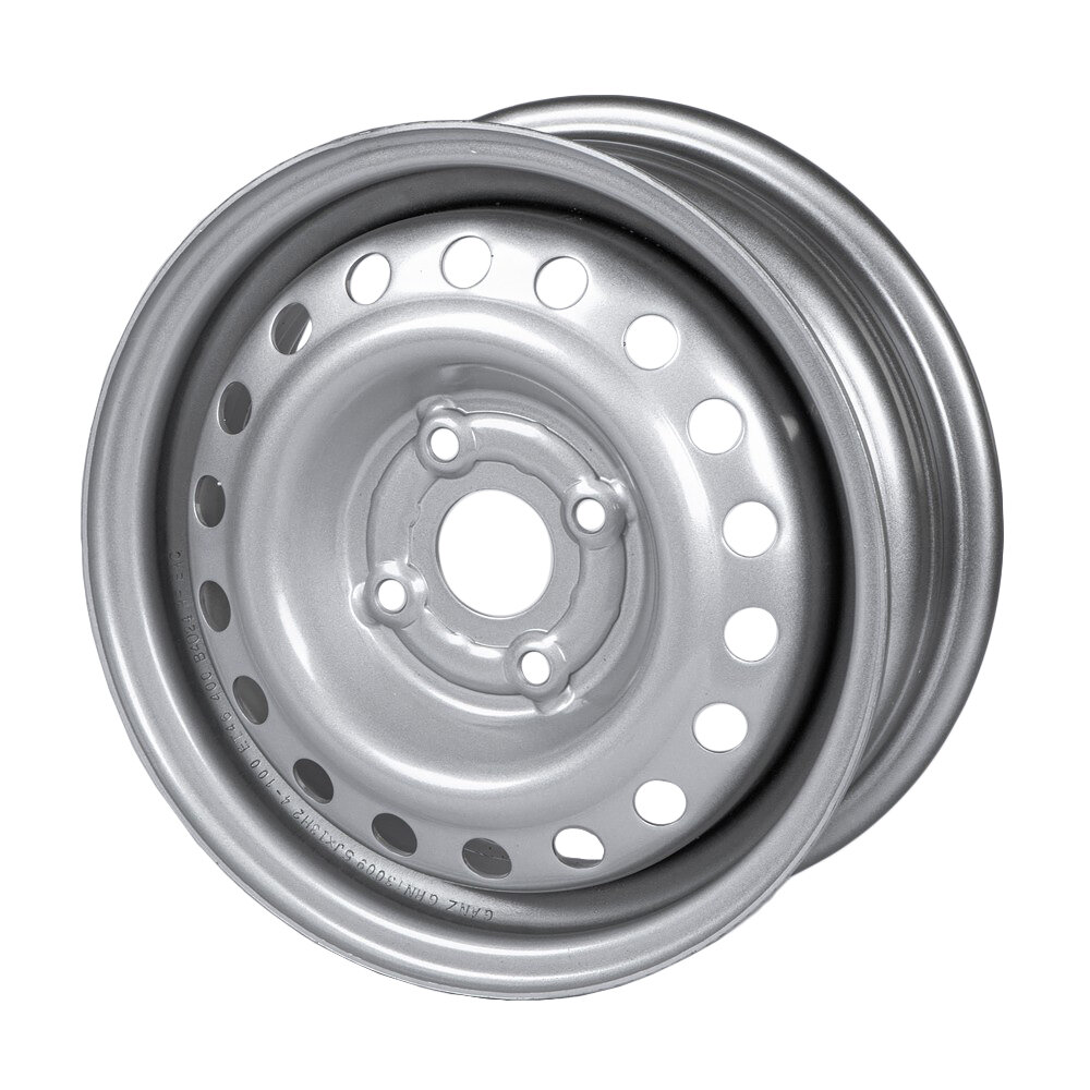 Диск штампованный R13 5J 4x100/54.1 ET46 GANZ Silver GRN13009