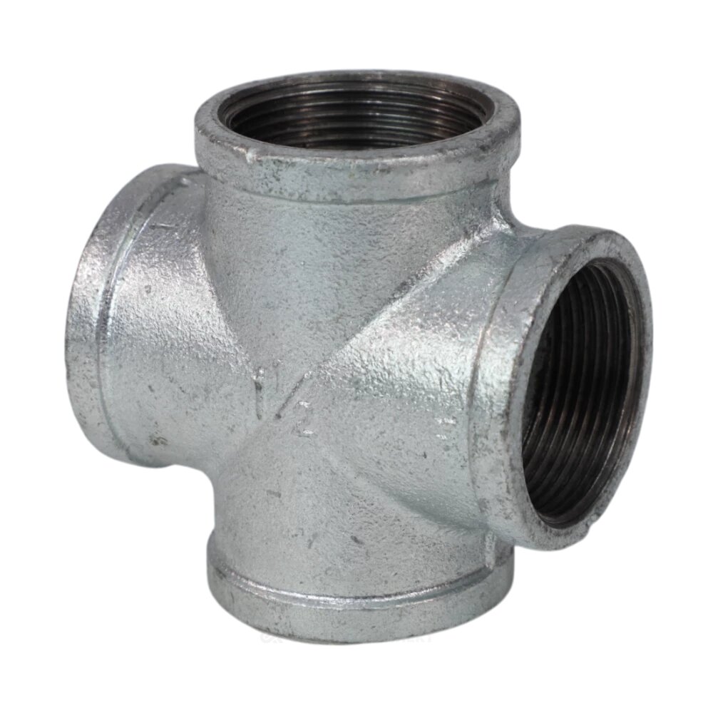 Крест прямой чугун, условный диаметр 25 (1") ВР/ВР Fittex PLUS