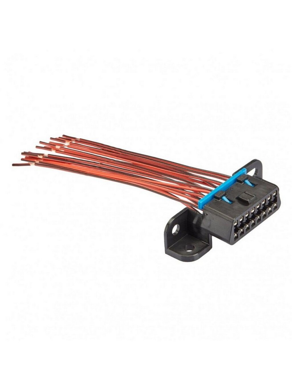 Разъем колодки диагностики 16-ти конт. (Евро 3,4) с проводом "LECAR"