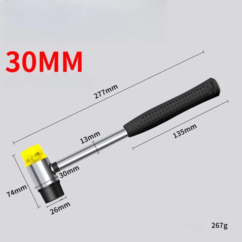 Декоративный молоток для укладки напольной плитки строительный резиновый молоток сменный молоток