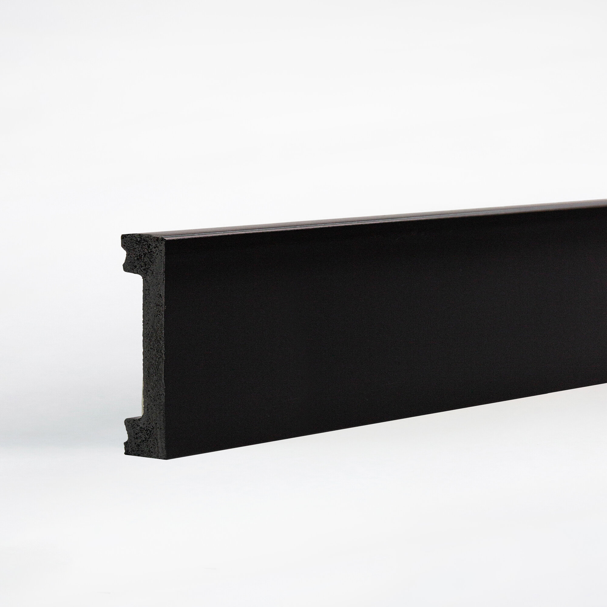 Рейки декоративные на стену дюрополимер DECOMASTER (декомастер), 41х10х2900 мм, D162-116 ДМ черный матовый