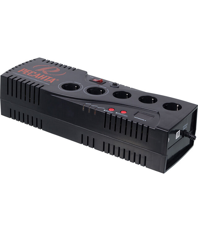 Стабилизатор напряжения Ресанта С2000 черный (63/6/34)