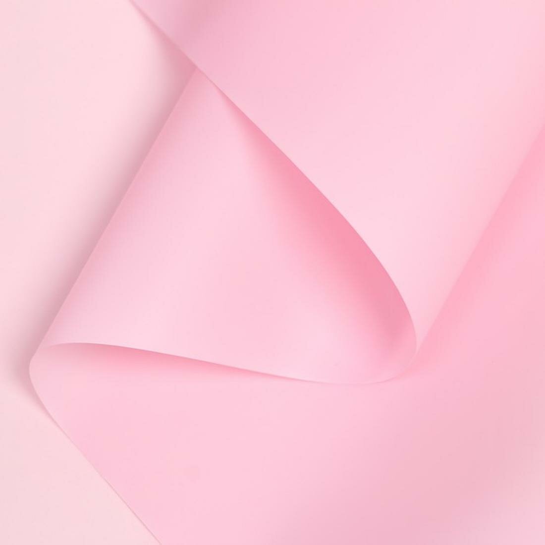 Пленка упаковочная для цветов UPAK LAND, матовая, пудра светлая, 0,58 х 10 м