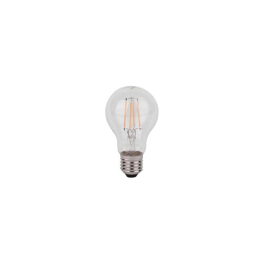 Филаментная светодиодная лампа Osram LS CLA60 5W/827 230V FIL CL E27 10x1 4058075683921 теплый свет, прозрачный филамент