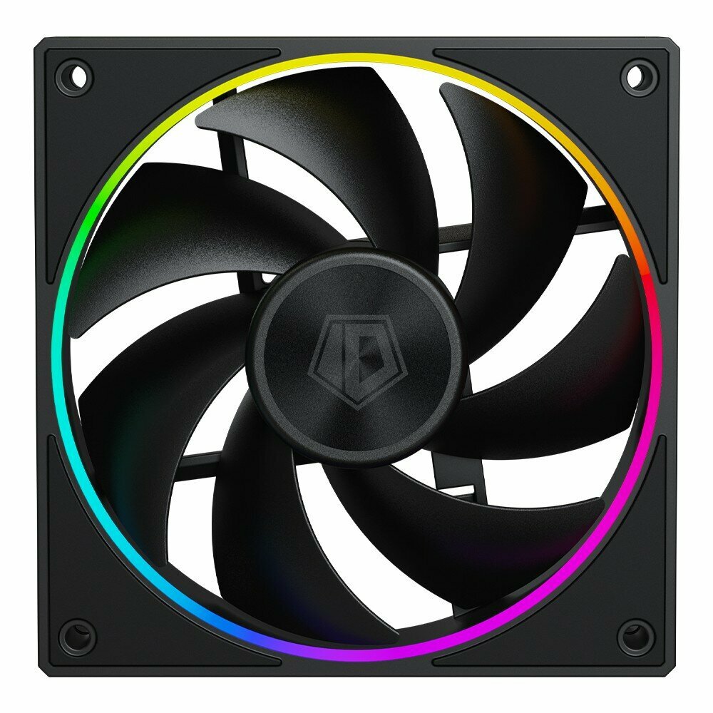 Вентилятор для корпуса ID-COOLING AF-127-ARGB-K черный ARGB (120mm, PWM 2000rpm, 78.0 CFM, 29.9 dB, 4 pin) (AF-127-ARGB-K)