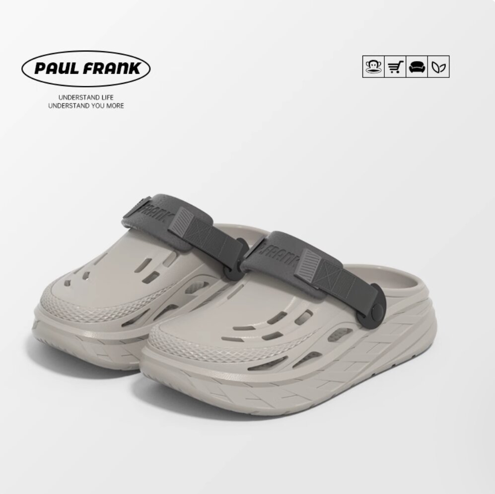 Сабо с липучками на пятке