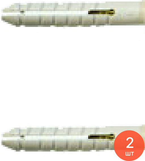 Дюбель гвоздь KEW / Кев потайной, нейлоновый, 6×40мм, 50шт. в упаковке / крепеж и фурнитура (комплект из 2 шт)