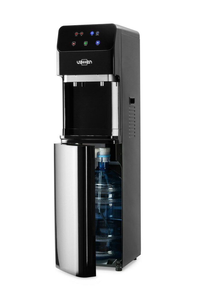 Кулер для воды VATTEN L05NKG + баллон CO2, с газацией, черный