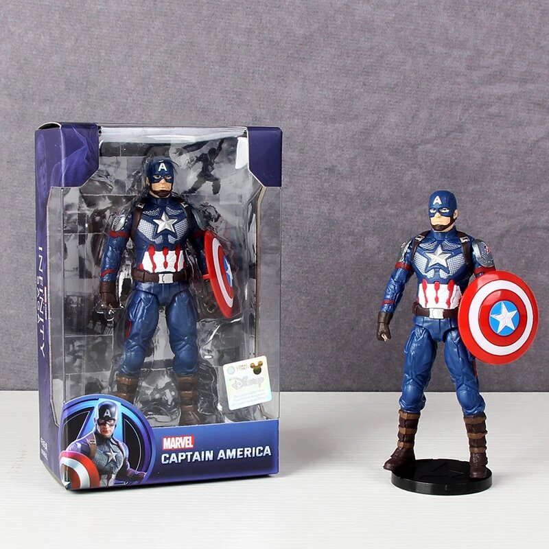 Фигурка Капитан Америка Marvel Avengers Legends, темно-синий, 13