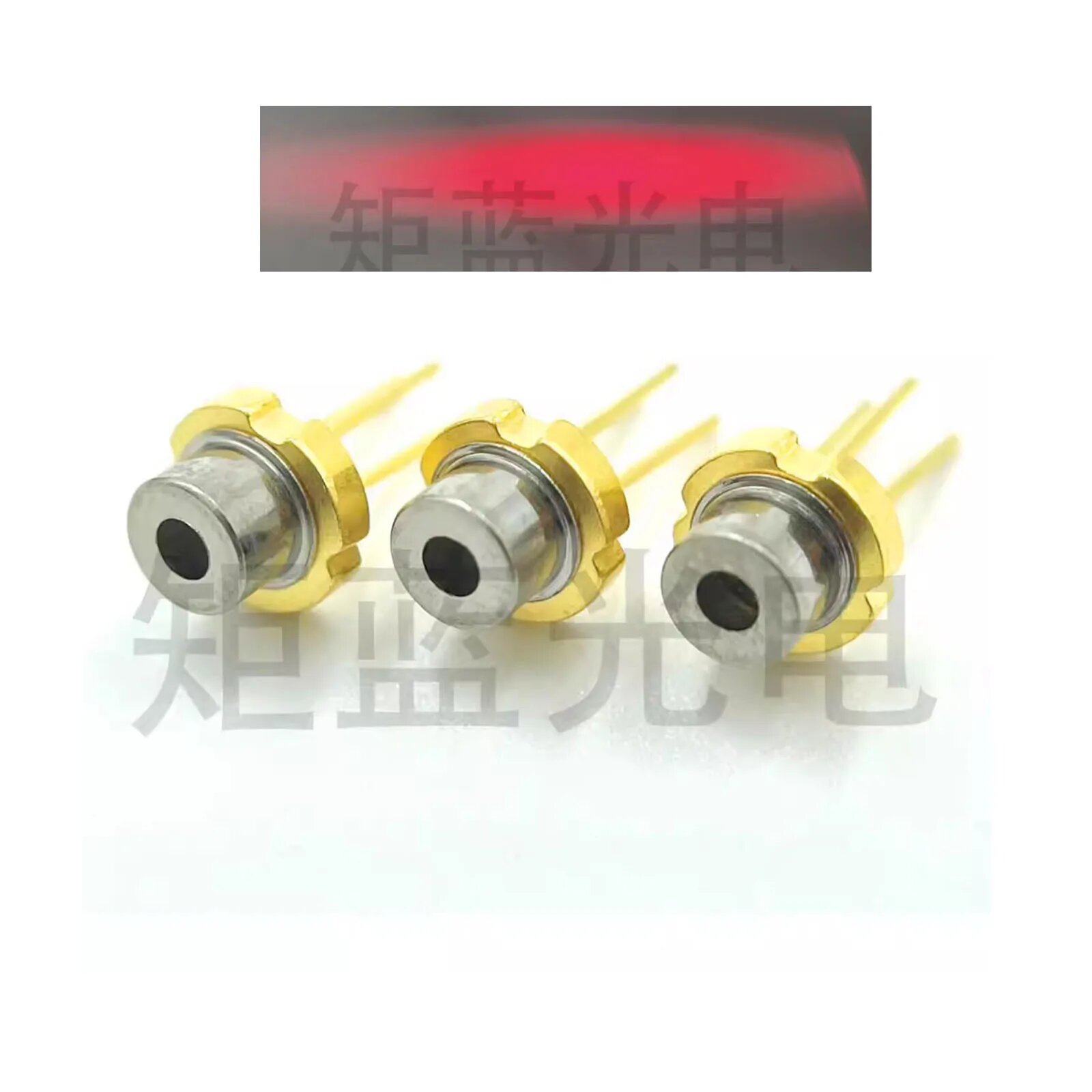 3 шт. лазерный диод Q-LINE OPT635-20мВт оранжево-красный