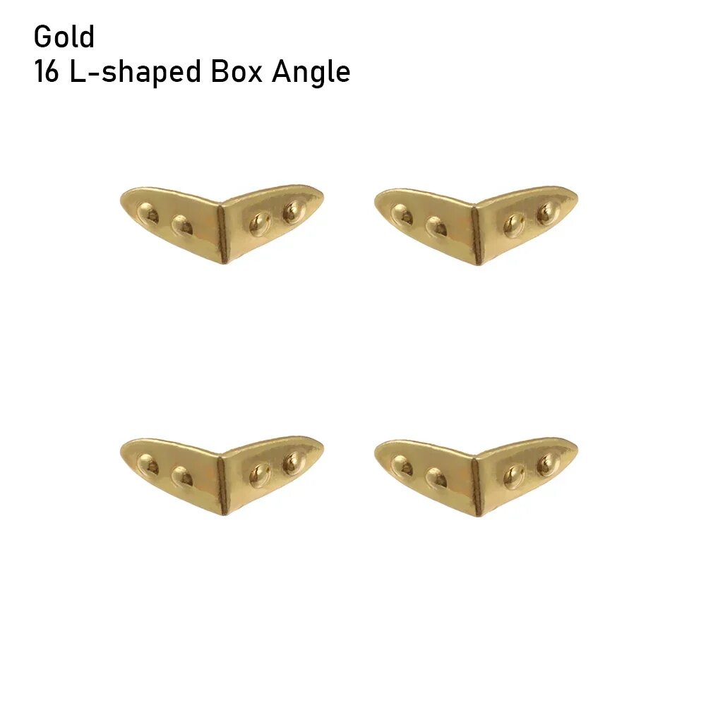 Металлические уголки для кукольных сумок 4 шт. 17