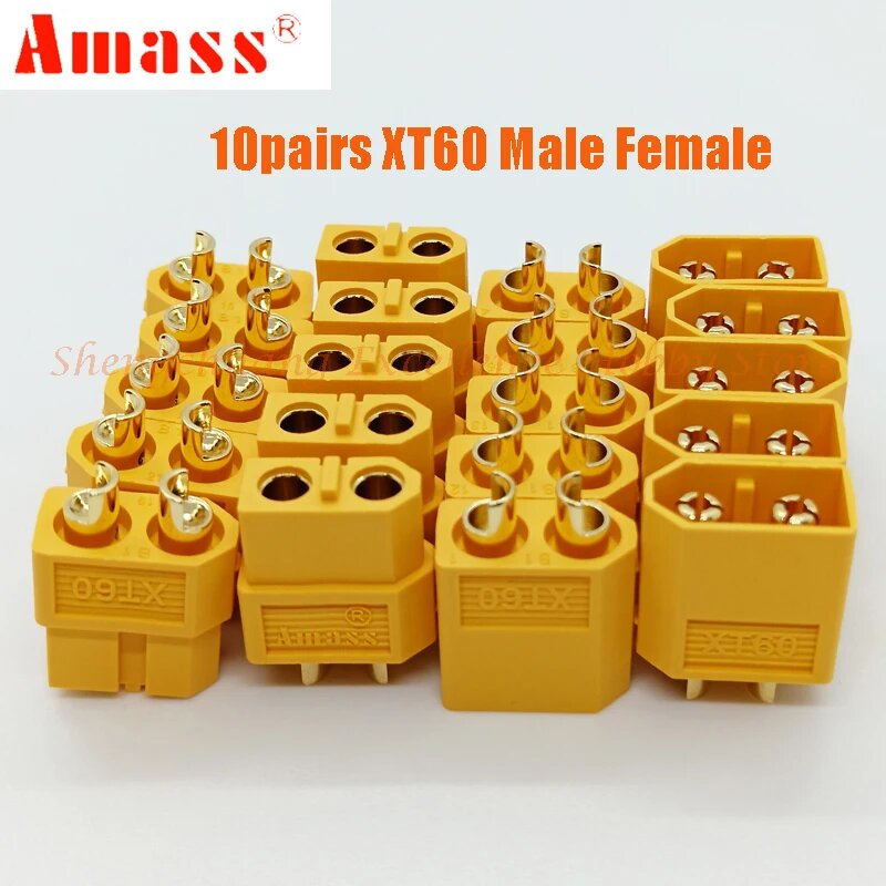 Amass XT60 Male Female разъемы 10 пар