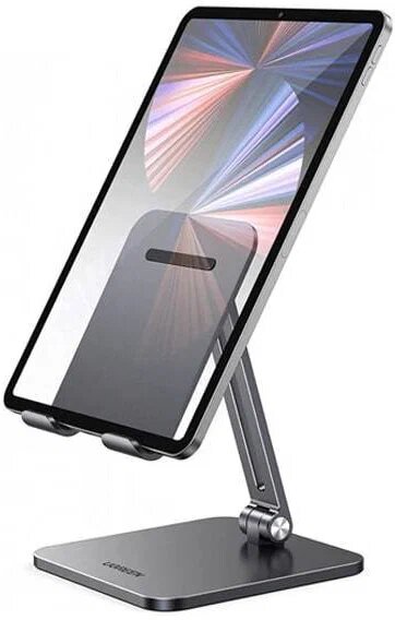Подставка UGREEN LP134 Foldable Metal Tablet Stand Gray — фото 1