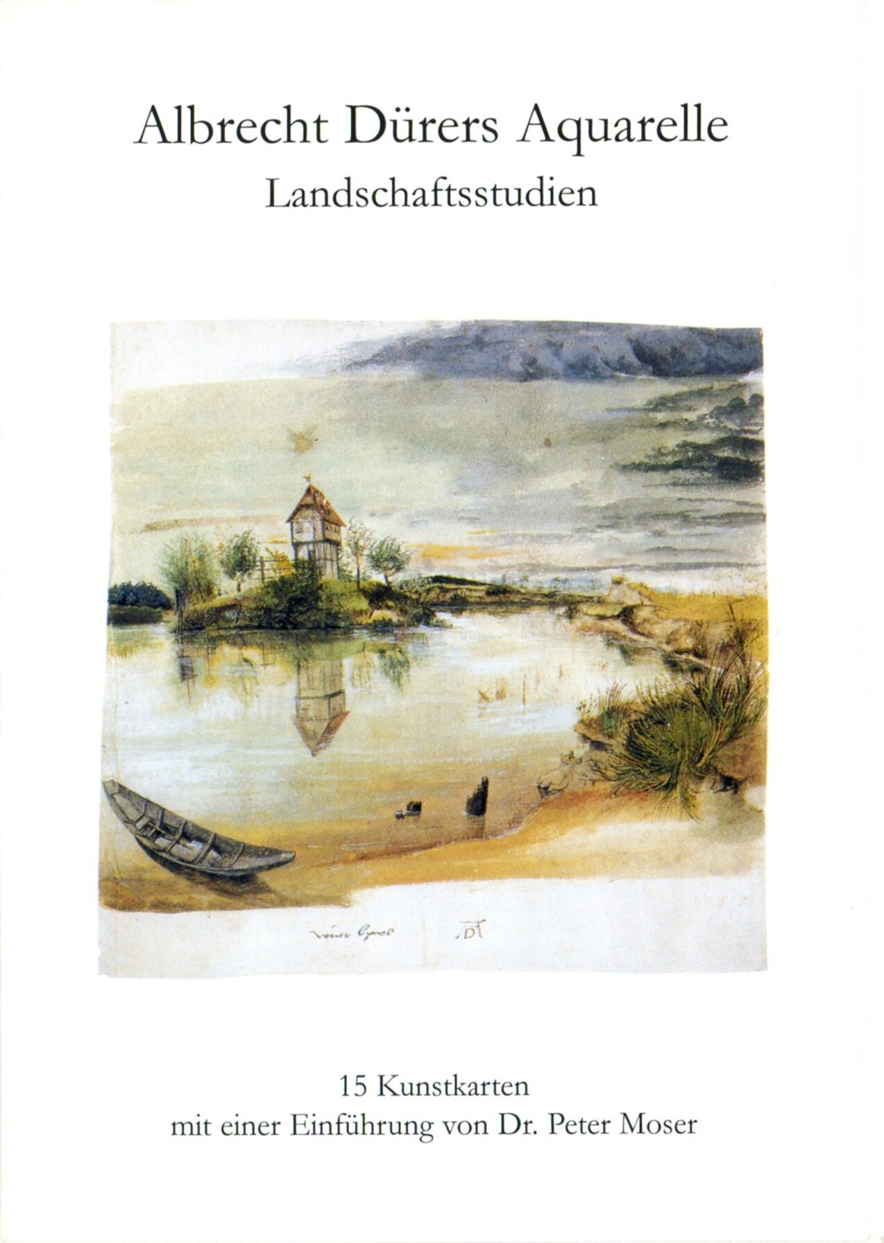 Набор "Альбрехт Дюрер. Пейзажные акварели. Albrecht Dürers Aquarelle, Landschaftsstudien". 15 художественных открыток