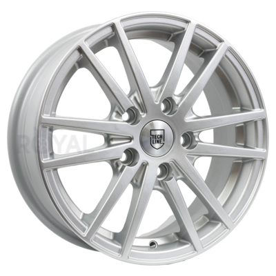 Литой колесный диск Tech Line 435 5,5x14/4x100 ET39 D56,6 Silver