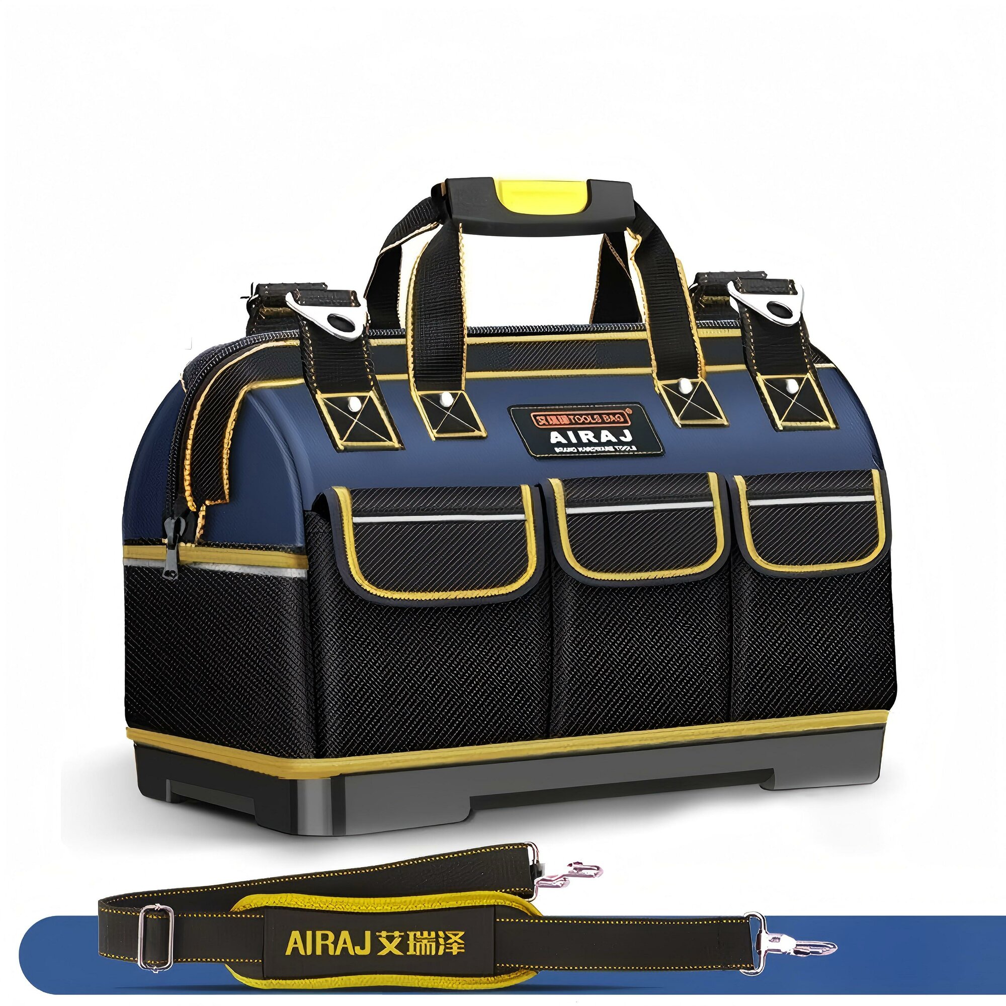 Сумка AIRAJ, для инструментов С плечевым ремнем, Усиленная резиновая подошва, 23 дюймов (50×28×33см)