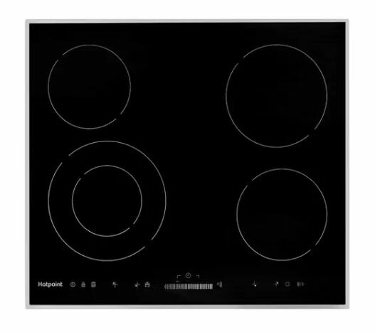 Варочная панель электрическая Hotpoint HR 6T2 X S, черный