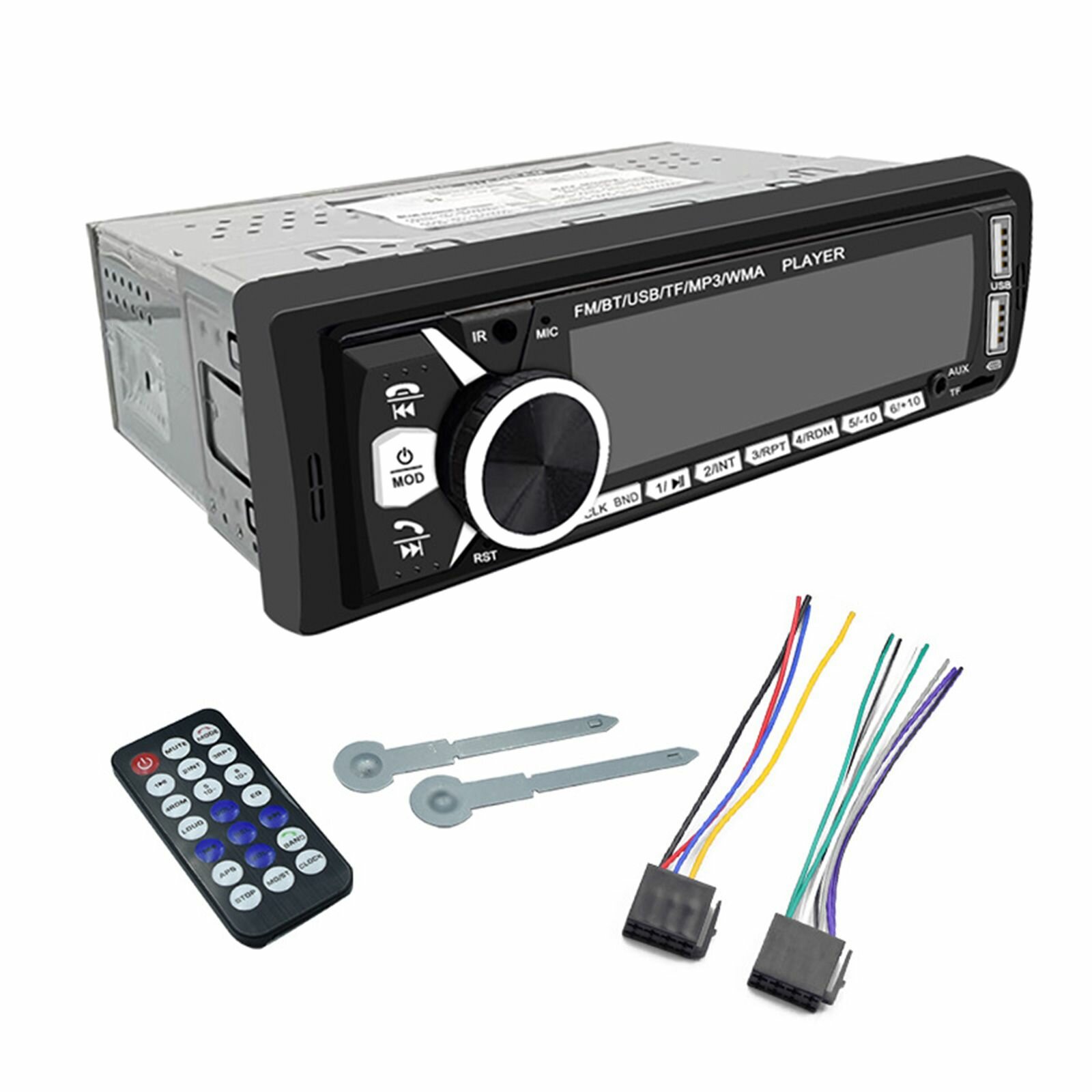 1din Car Radio MultiMedia Player mp3 Авто беспроводная FM Aux Input Stereo