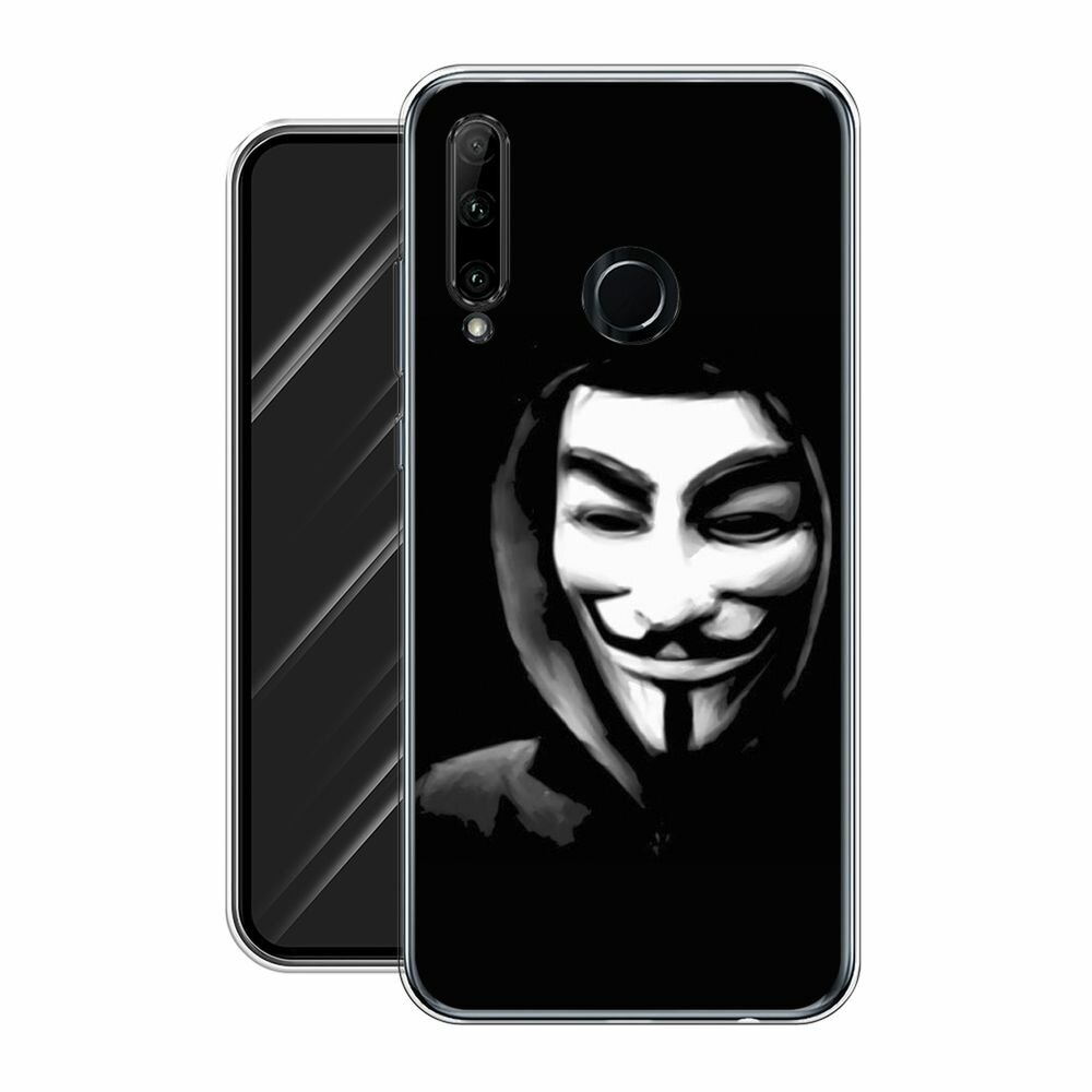 Чехол на Honor 10i/20 Lite 2019/20e/Huawei P Smart Plus 2019 / Хонор 10i с принтом "Анонимус" — фото 1