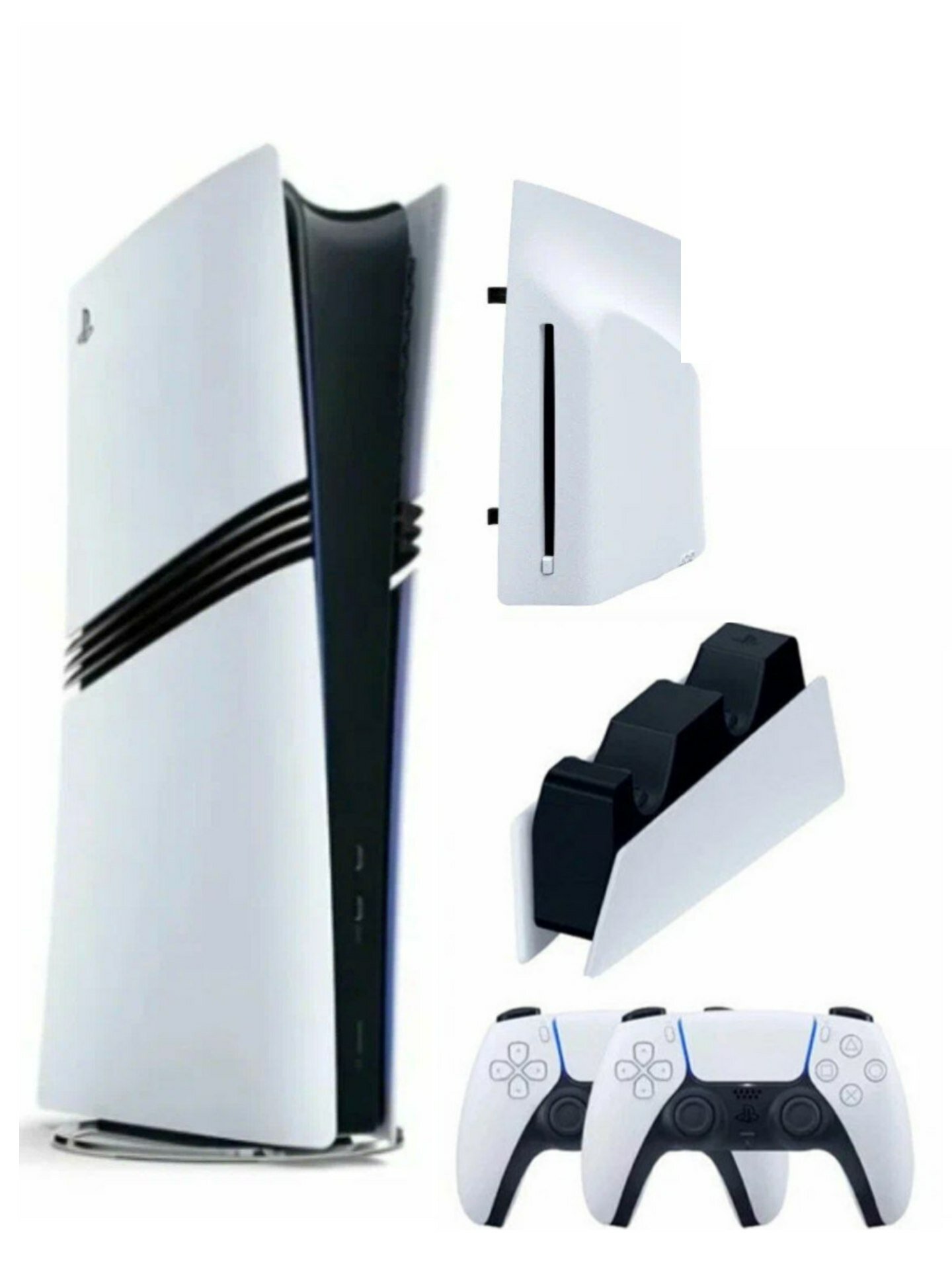 Игровая приставка Sony PlayStation 5 Pro; + 2й геймпад + дисковод+ зарядная станция