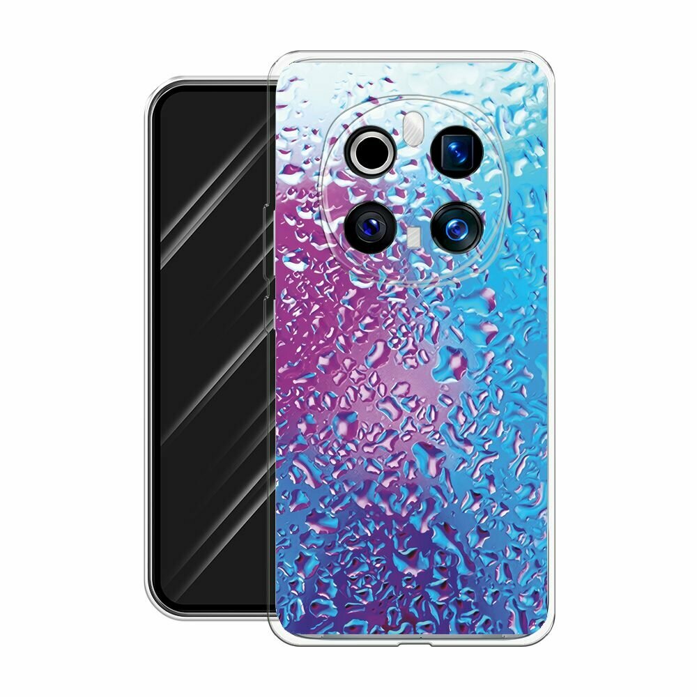 Чехол на Honor Magic 7 Pro / Хонор Мэджик 7 Про с принтом "Капли на стекле" — фото 1