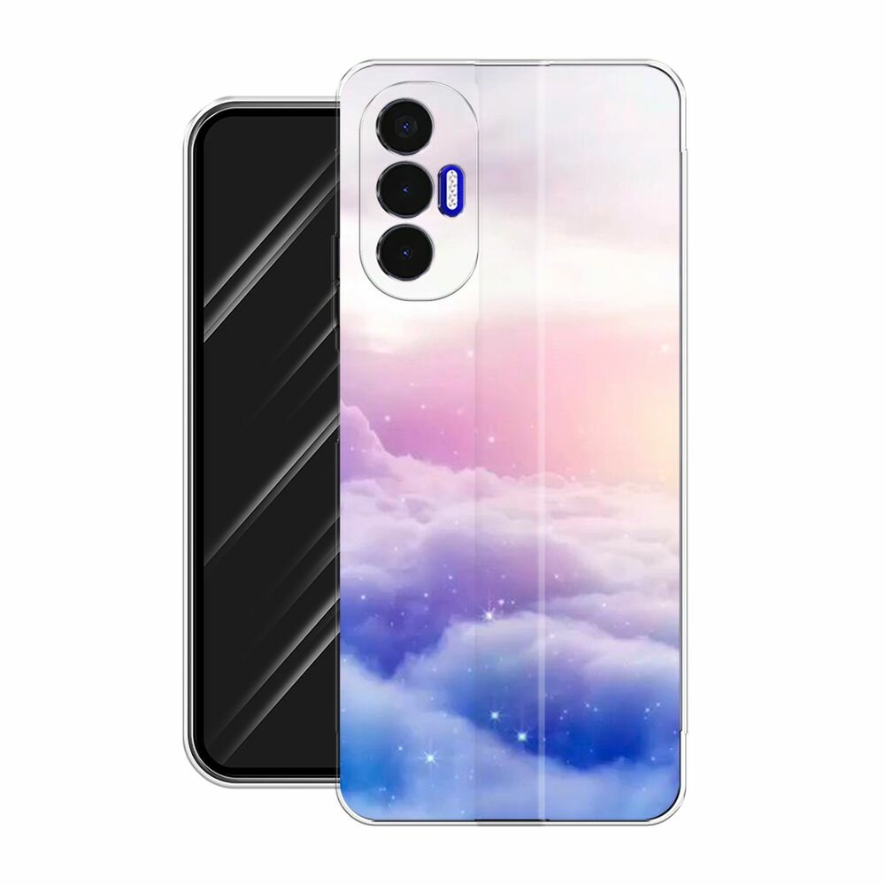 Силиконовый чехол на Tecno Pova 3 / Текно Пова 3 с принтом "Небеса" — фото 1