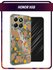 Чехол на Honor X6b / Хонор X6b с принтом "Капибара паттерн", прозрачный