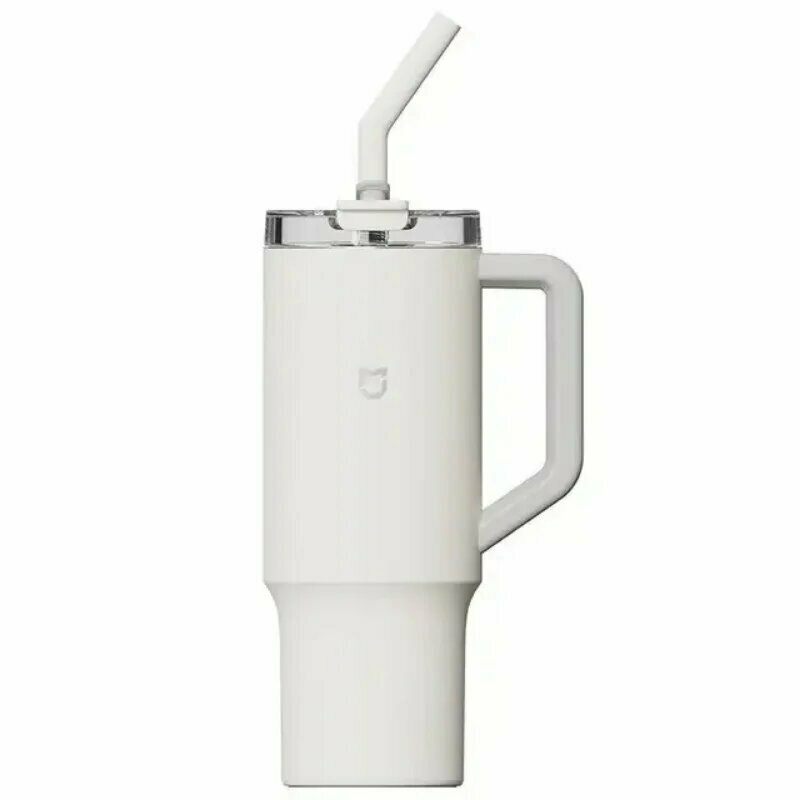 Термос Xiaomi Mijia 1 л, белый/зеленый, двойные стенки, сохранение тепла 24 часа