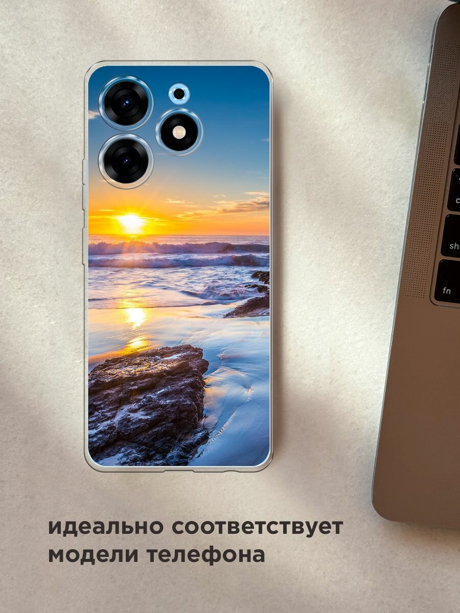Чехол на Tecno Spark 10 Pro / Текно Спарк 10 Про с принтом "Восход 6" — фото 1