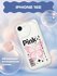 Чехол на iPhone 16e / Айфон 16е/17e с принтом "Pink", прозрачный