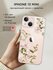 Чехол на Apple iPhone 13 mini / Айфон 13 мини с принтом "Цветочная нежность", пр...