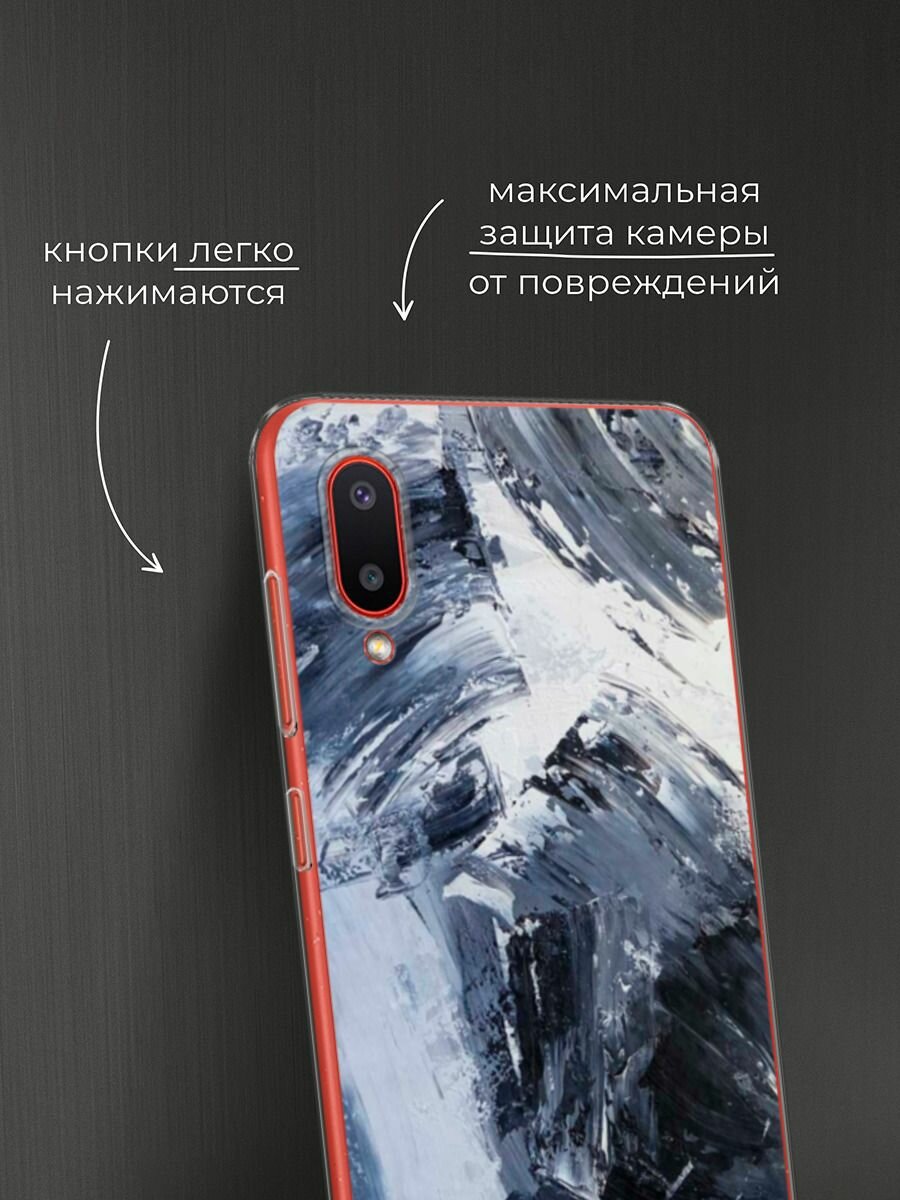 Чехол на Samsung Galaxy A02 / Самсунг Галакси А02 с принтом "Абстракция живопись" — фото 1