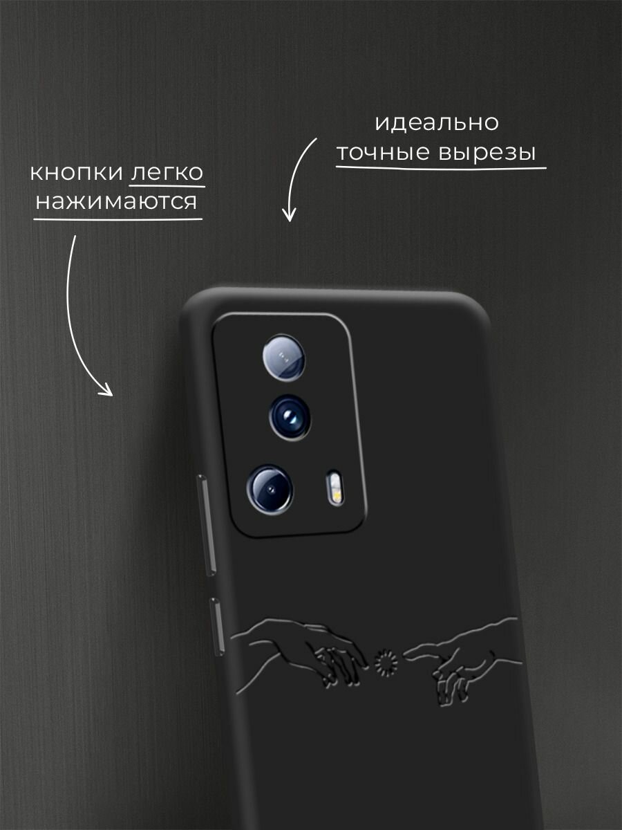 Чехол на Xiaomi 13 Lite / Сяоми 13 Лайт с принтом "Rene Magritte The Lovers 3"