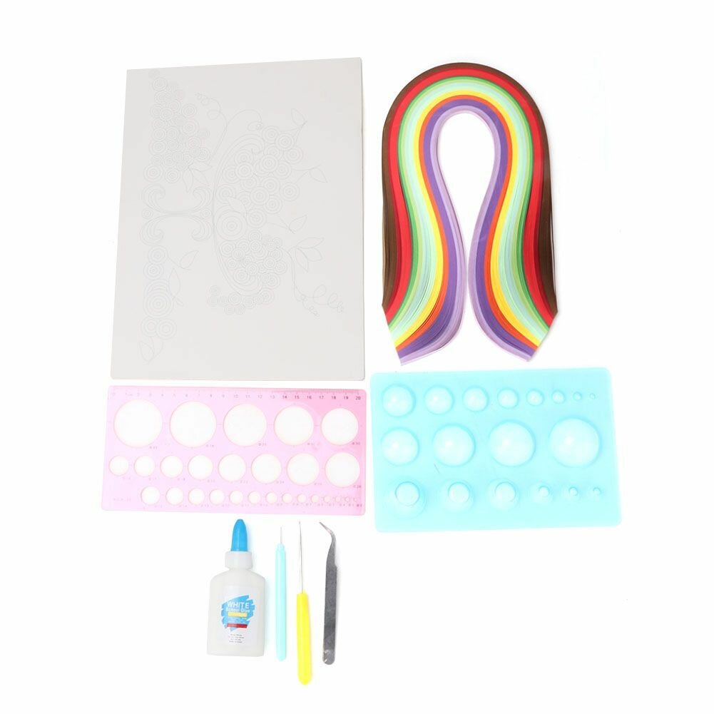 Набор для квиллинга с узорами для развития детского творчества