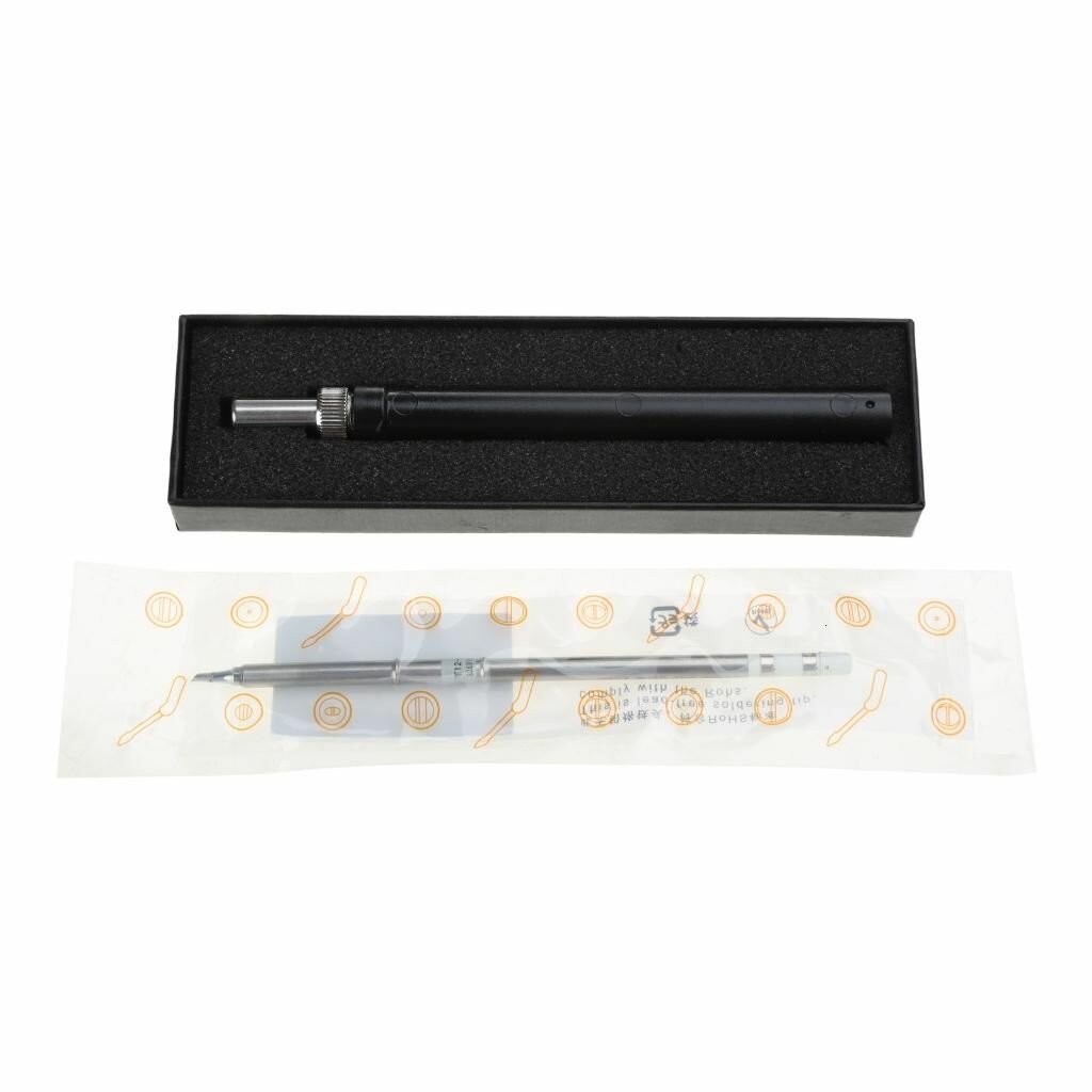 Мини паяльник T12 с OLED дисплеем, с наконечником