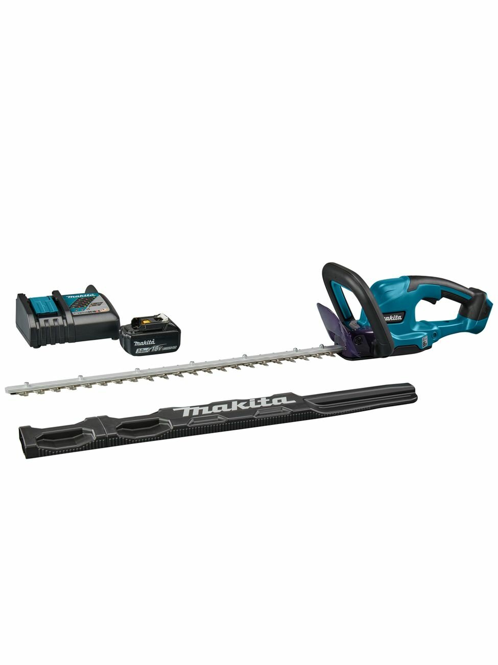 Кусторез аккумуляторный LXT 18В - 60см, акк 3Ач и з/у, Makita DUH607F001