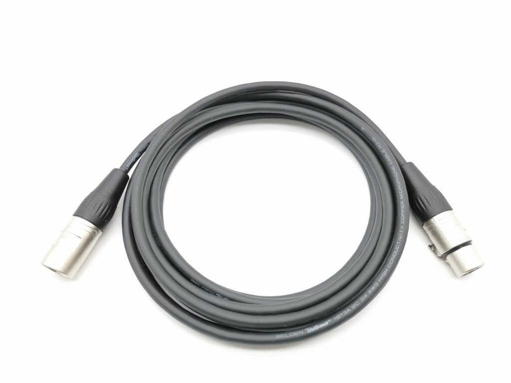 E65-XLR-M-F-0400-0 Кабель микрофонный (балансный) XLR-M-F, 4м, ZZcable