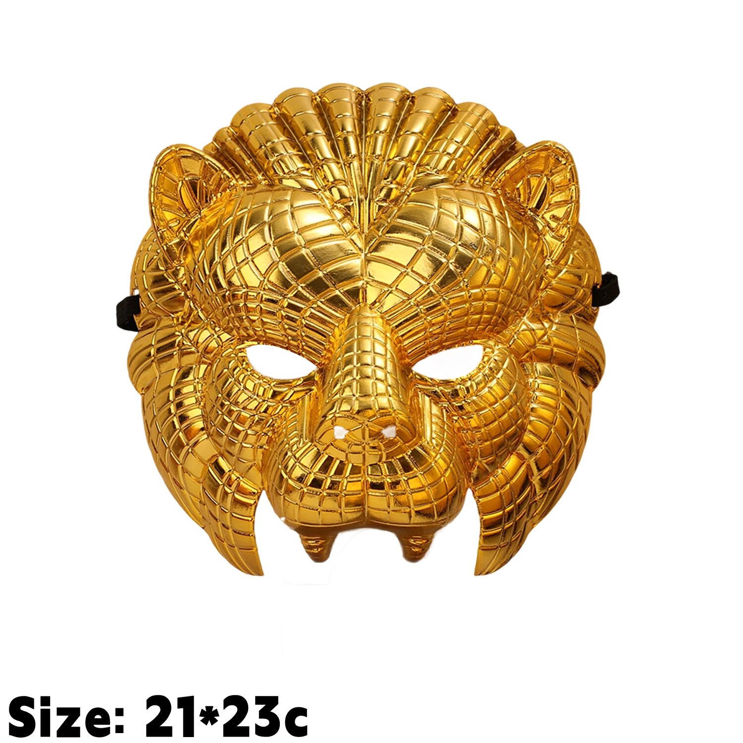 Золотые животные маски для Хэллоуина Lion