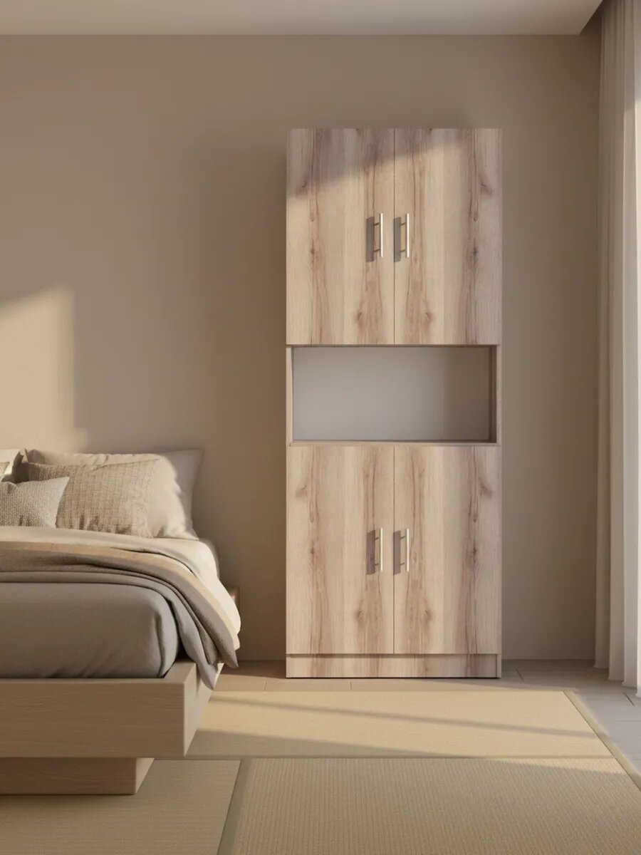 Балкон распашной спальню шкаф FRESTER с полками для одежды, от производителя